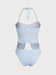Off White Twisted Shell Trim Tankini Swimsuit & Reviews - Off White ...