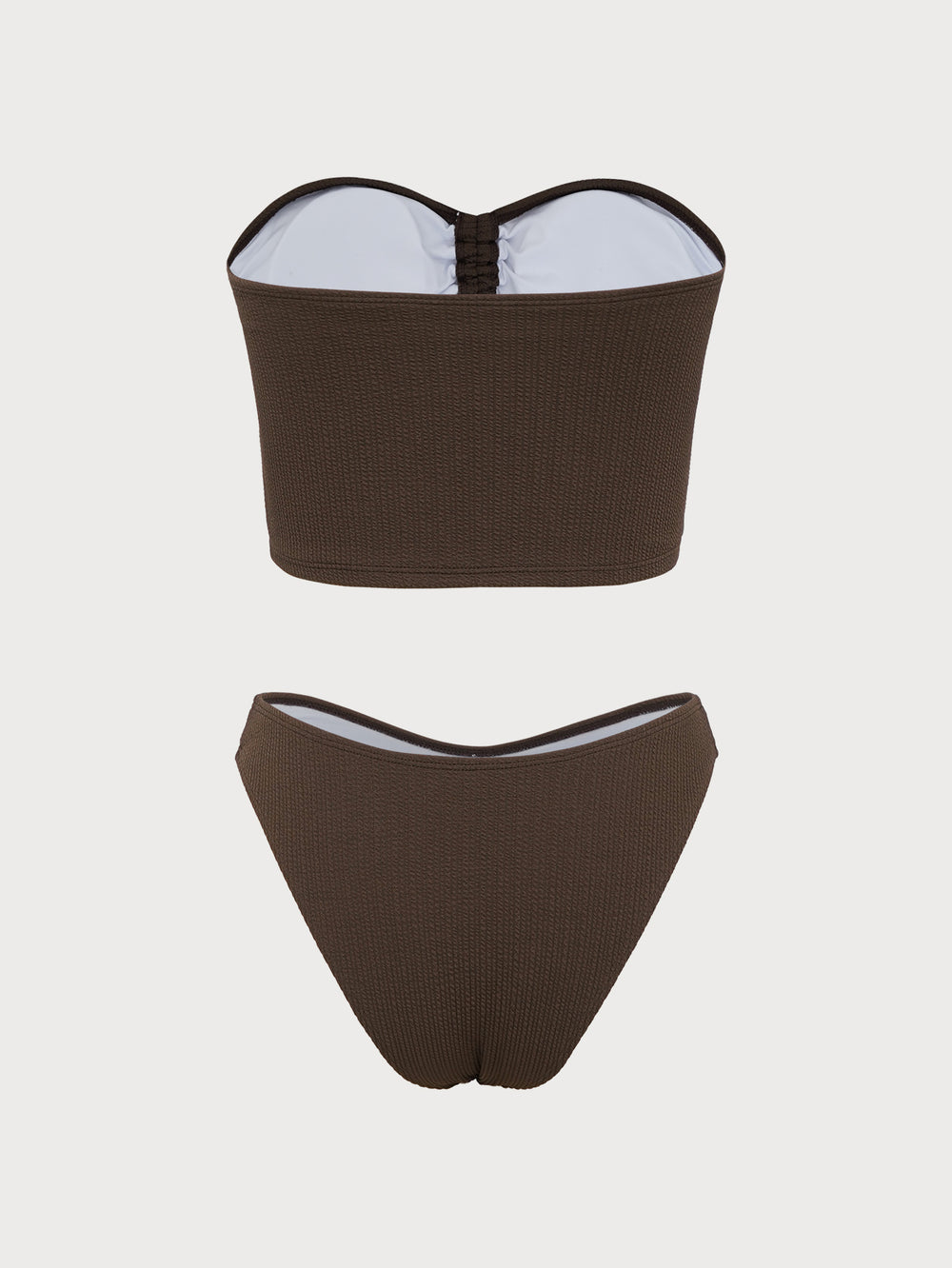 Women's Brown Decorative Rope Tankini Swimsuit & Reviews - Brown ...