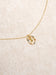 Gold Colored Zircon Letter Pendant Necklace & Reviews - Gold ...